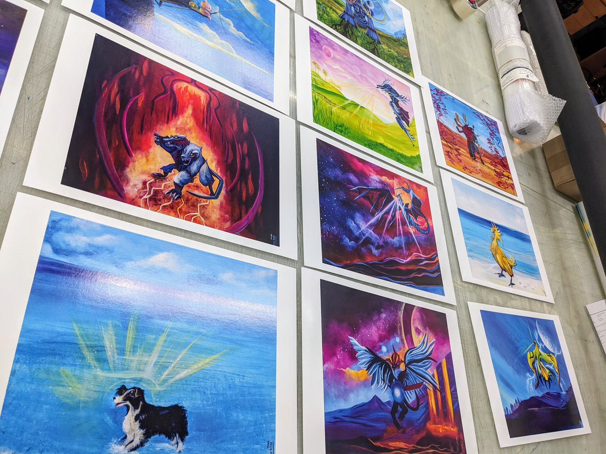 Final Fantasy VIII GF prints, full collection – Serena Cutler Art
